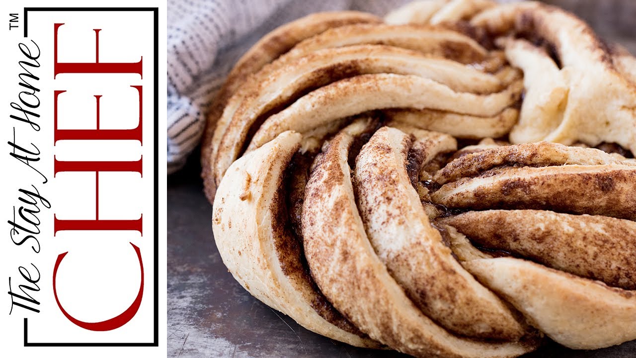 Cinnamon roll twist bread