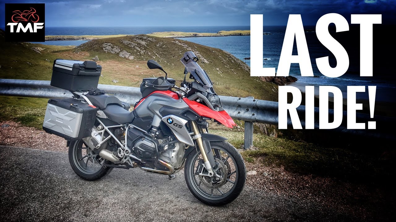 Sad times: My last ride on Old Faithful! My R1200GS is gone.