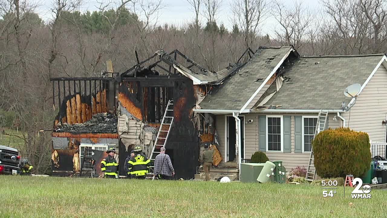 Ring camera footage shows estranged husband setting Sykesville home on fire