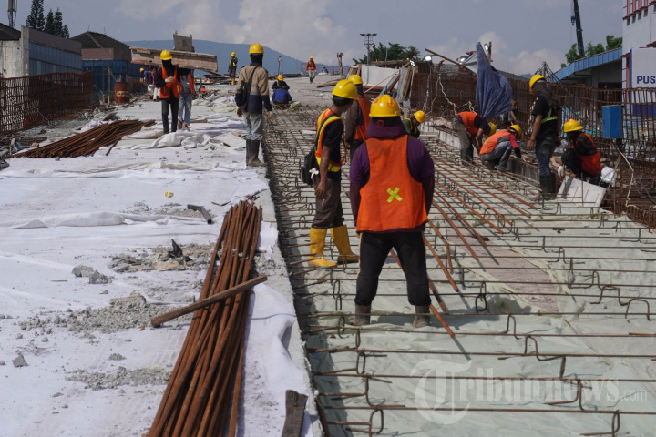 Progres Pembangunan Flyover Nurtanio