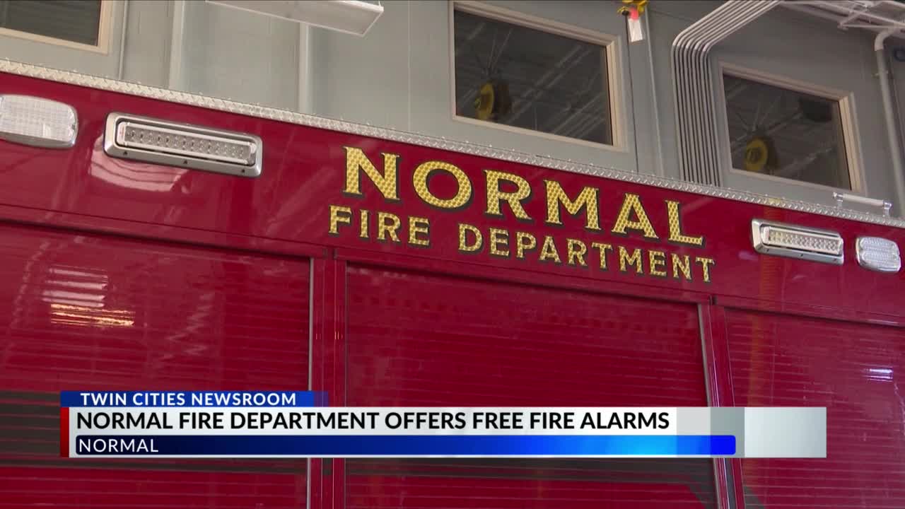 Normal Fire Department offers free fire alarms
