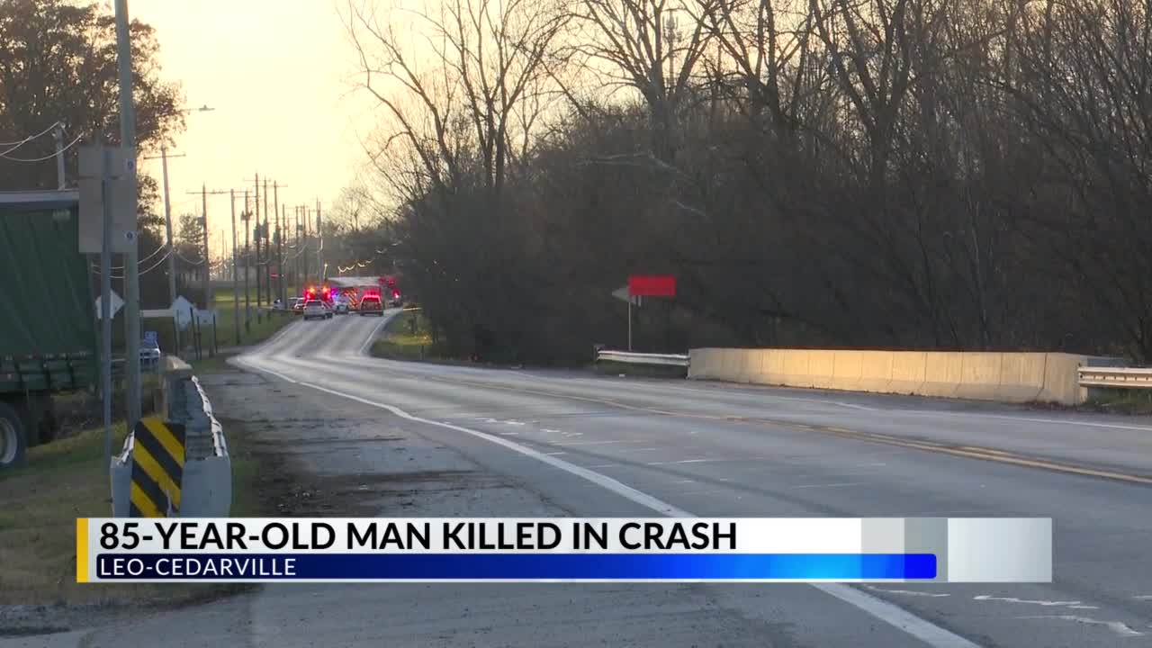Coroner identifies northeast Allen County crash victim as 85-year-old