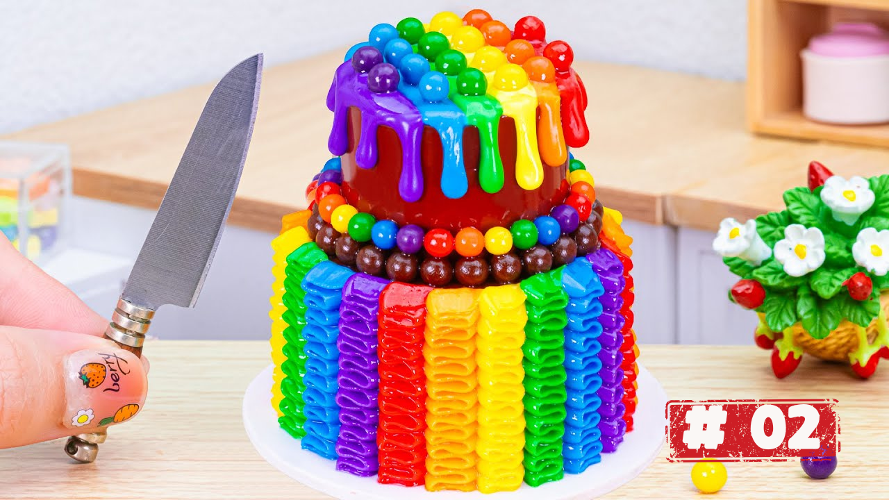 Miniature Rainbow POP IT Cake | Fun & Creative Decorating Ideas Part 2