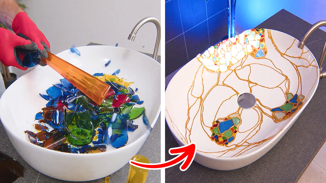 Kreative DIY-Badezimmerprojekte: Machen Sie Ihr eigenes Waschbecken und ...