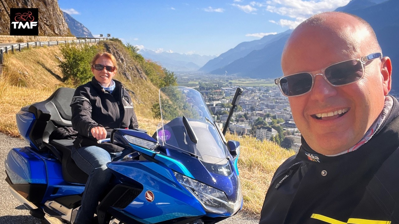 Conquering the Simplon Pass on a Gold Wing!