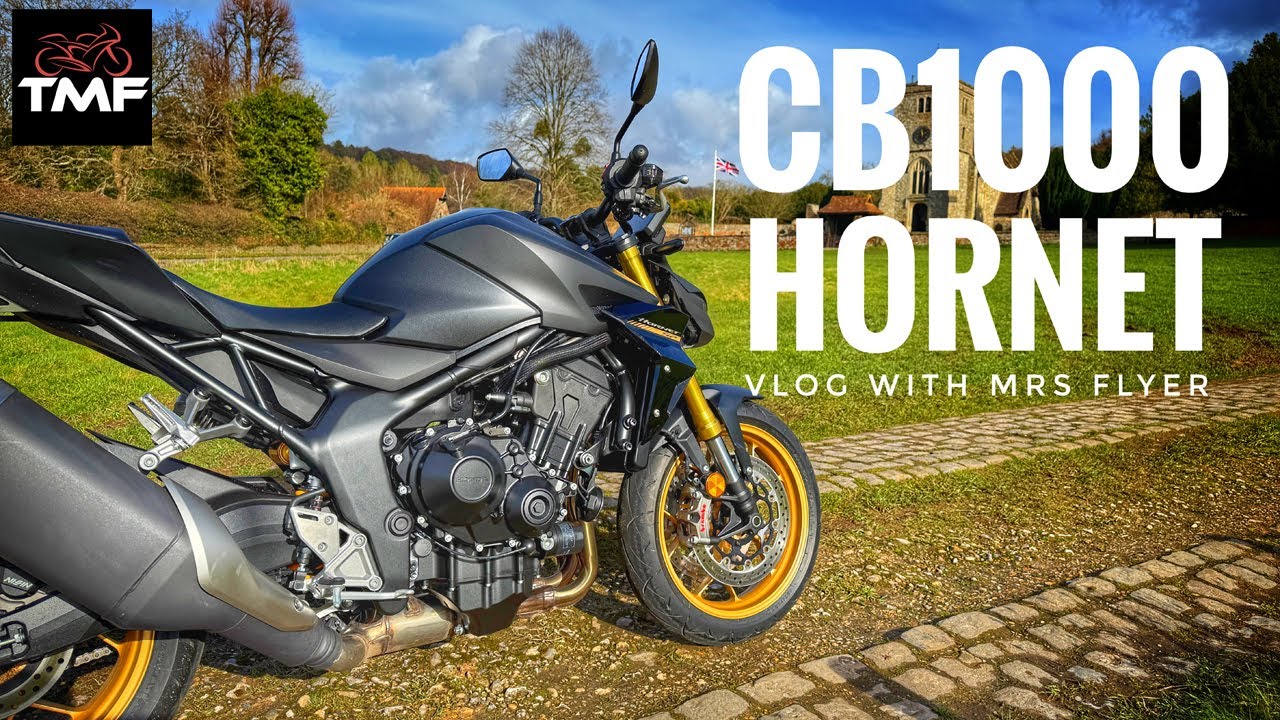 Buzzing about on the Hornet SP with Mrs Flyer