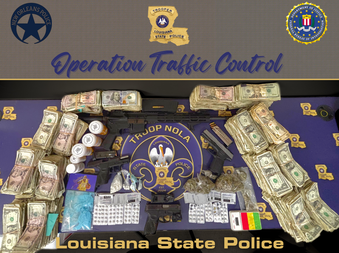 Troop NOLA traffic stop leads to seven arrests, recovered stolen guns ...