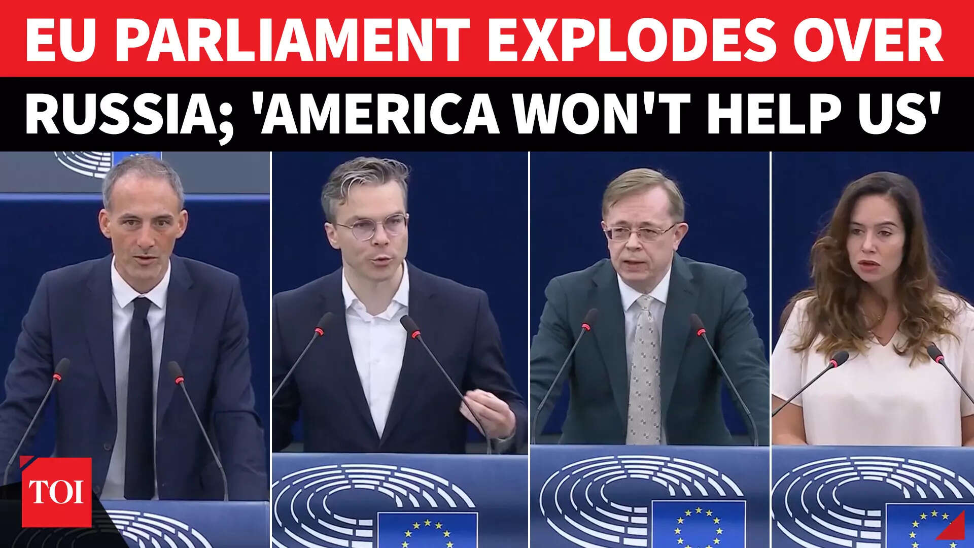 'Caught Between Two Brutes': European Parliament Erupts Over Russia ...