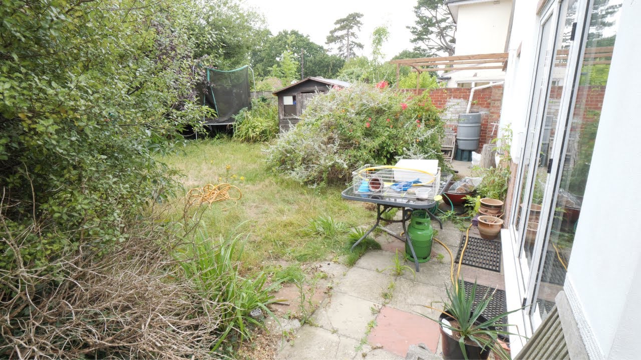 I cleaned up this garden for a family in need