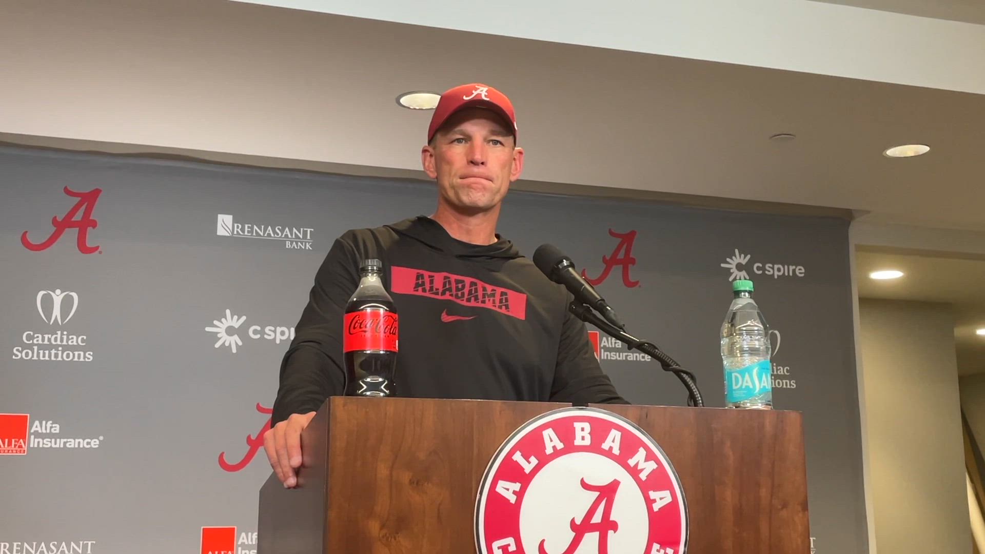 Alabama HC Kalen DeBoer on Fans Booing Conor Talty