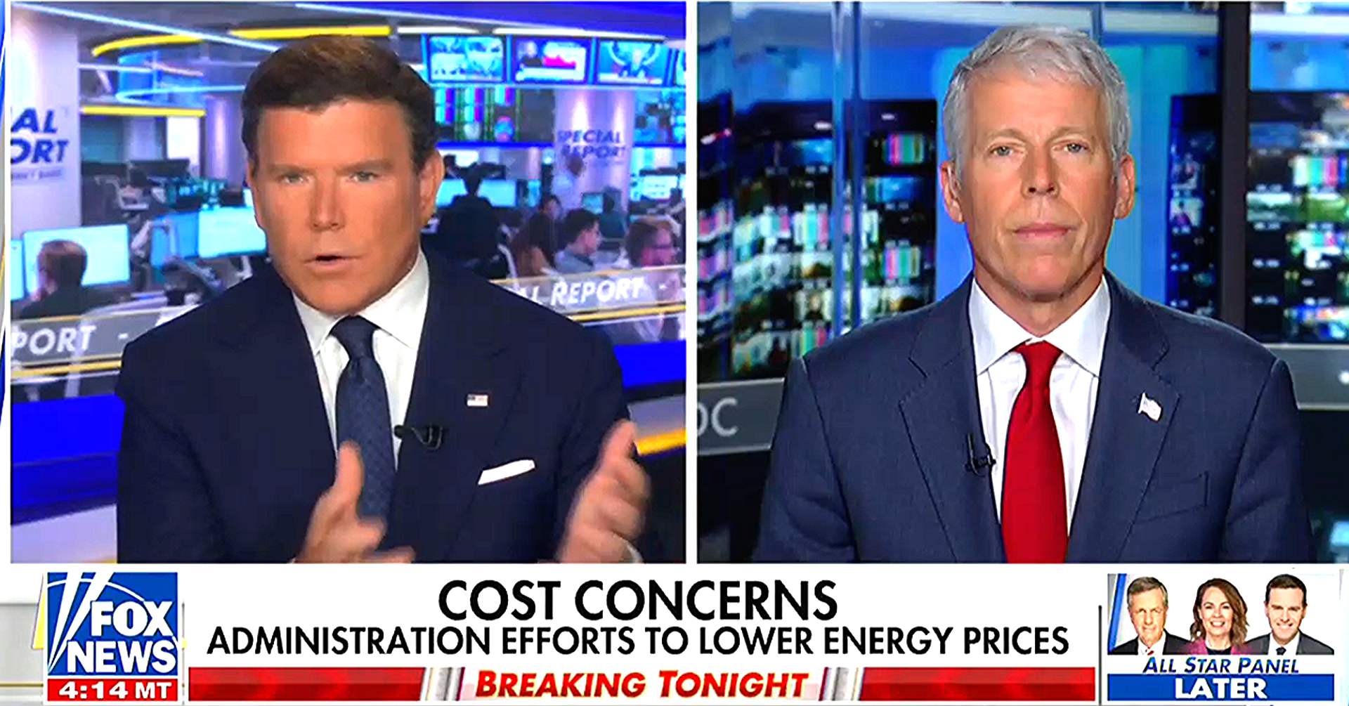 Fox’s Bret Baier Confronts Trump Energy Chief On Prices: ‘Will People ...