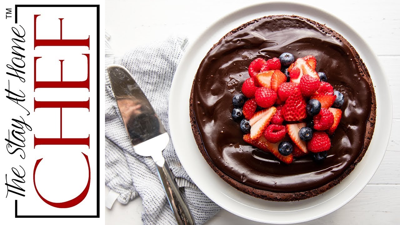 How to make flourless chocolate cake | The Stay At Home Chef