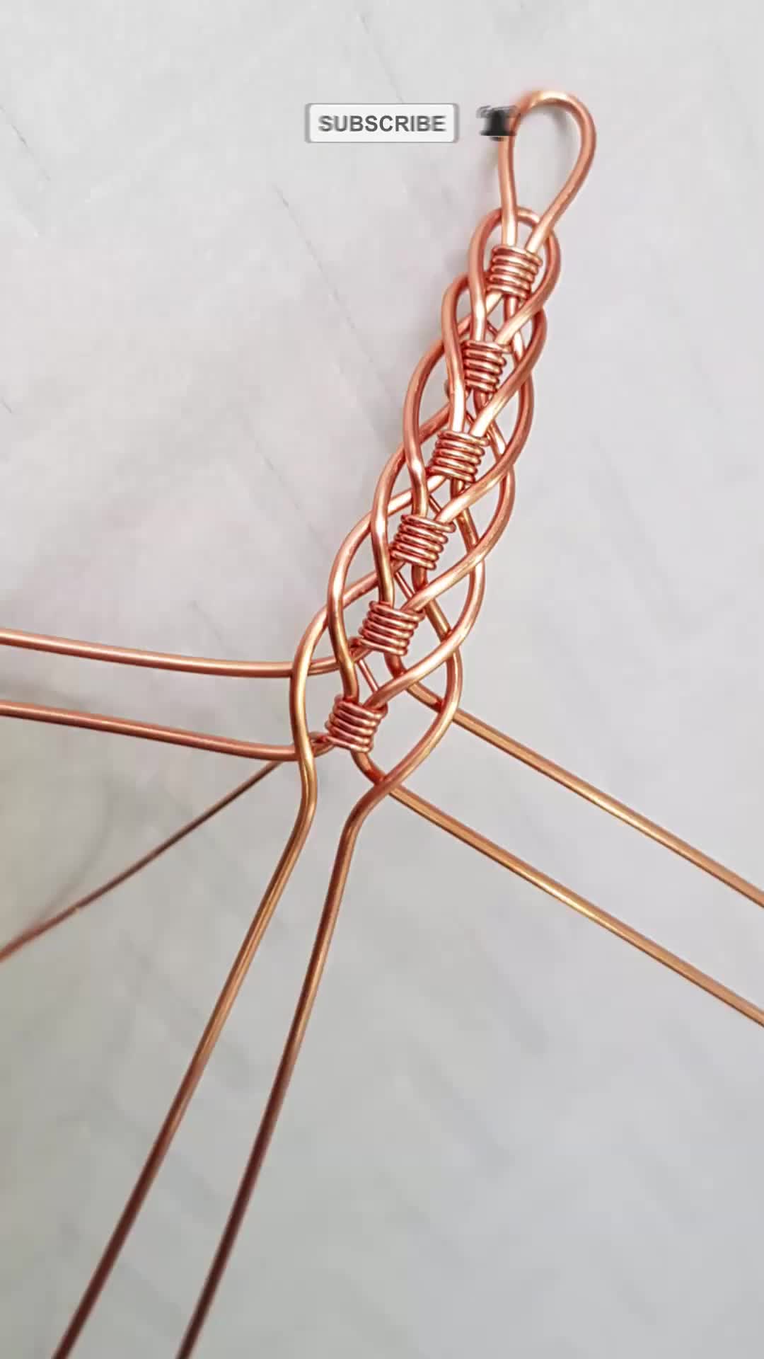 Handmade jewelry for men and women - Unisex braided copper bracelet # ...