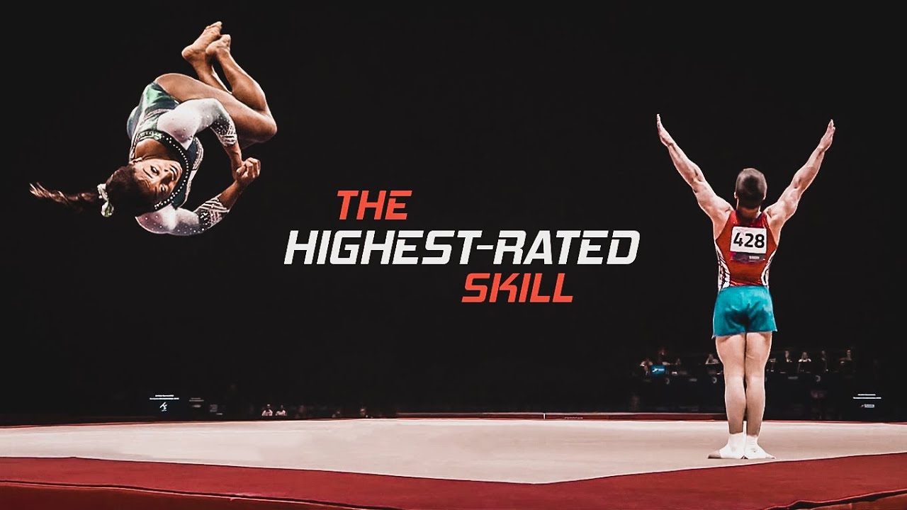 The hardest skill in men's and women's artistic gymnastics