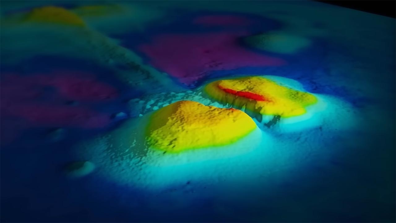 ‘Alien’ structure with stairs found in the Baltic Sea