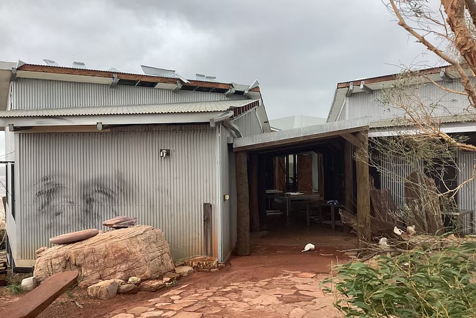 Luxury resort damaged by Cyclone Fina