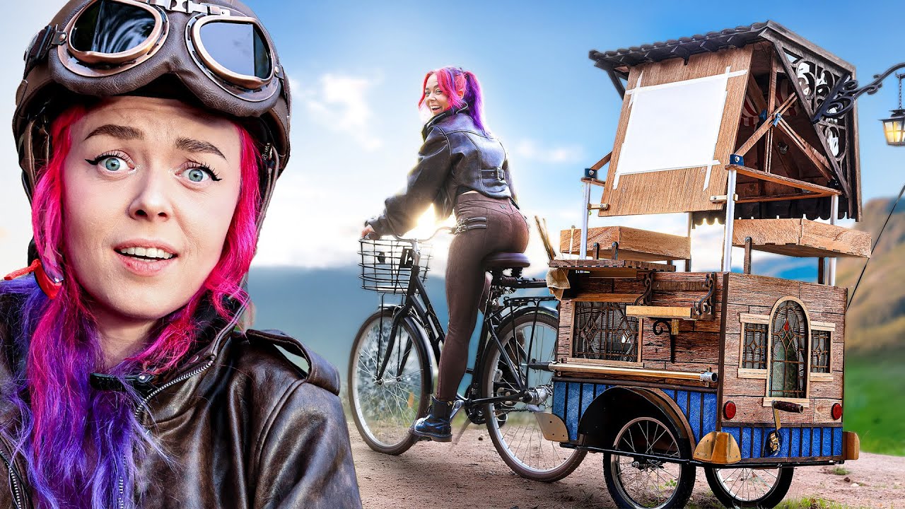 Ultimate mobile painting studio built for my bike