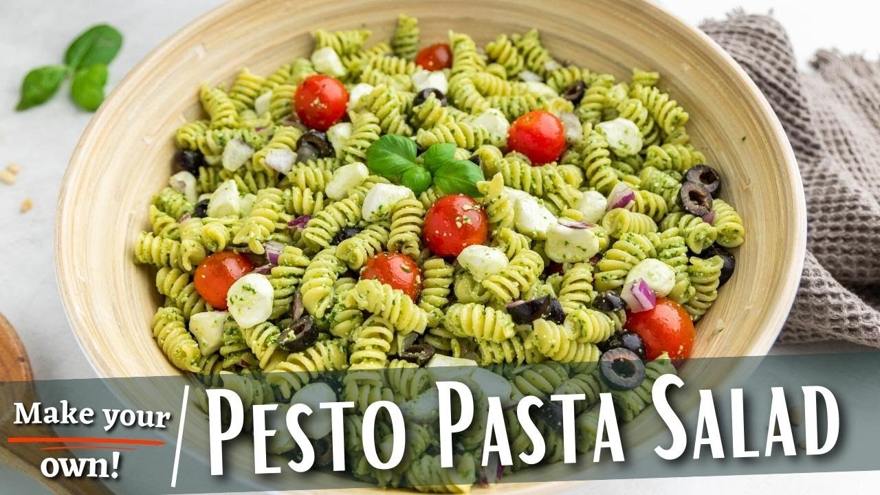 Pesto pasta salad