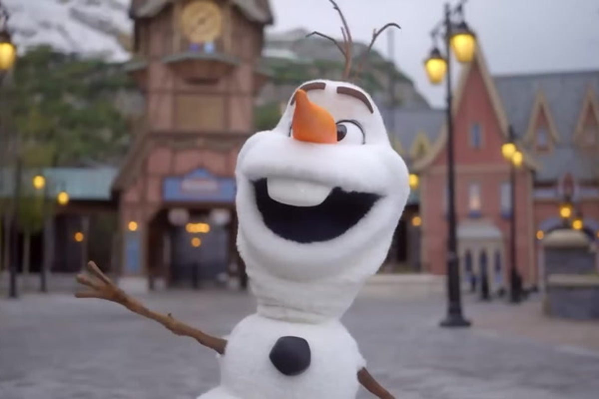 Disney bring Olaf to life with AI-powered robot