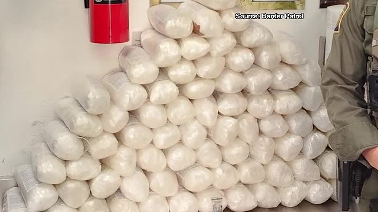 Dozens of bricks of meth recovered near Nogales
