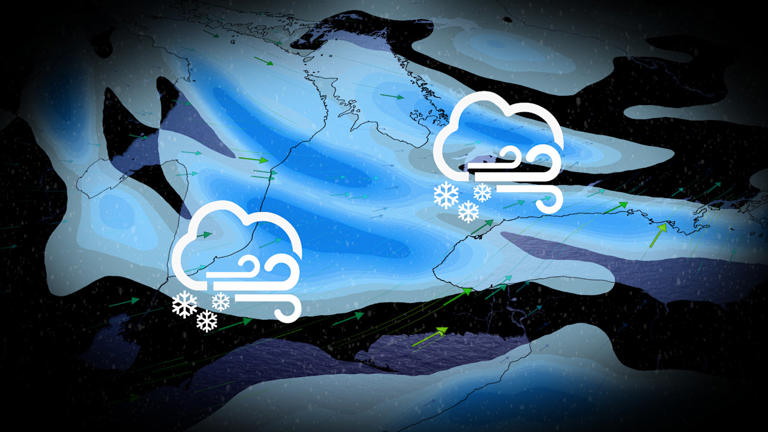Multi-day squalls in Ontario may drop 30 cm of snow in some areas