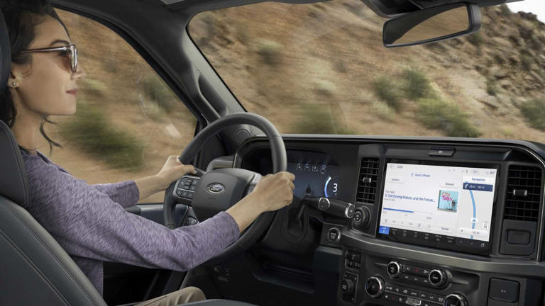 The Ford F-350 offers the highest factory payload capacity under $50,000