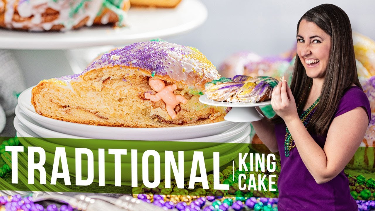 Traditional king cake