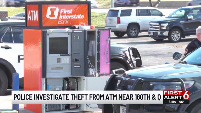 Police investigating ATM theft reported at West Omaha bank