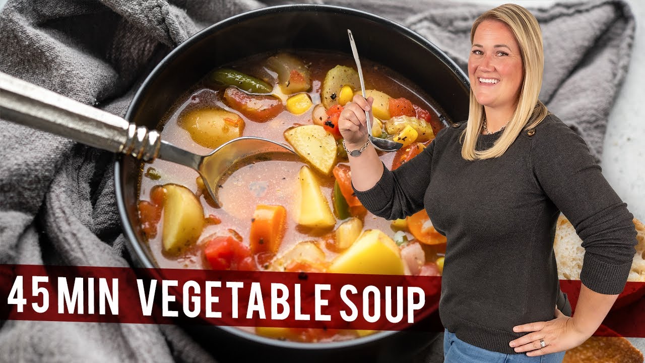 45 minute vegetable soup