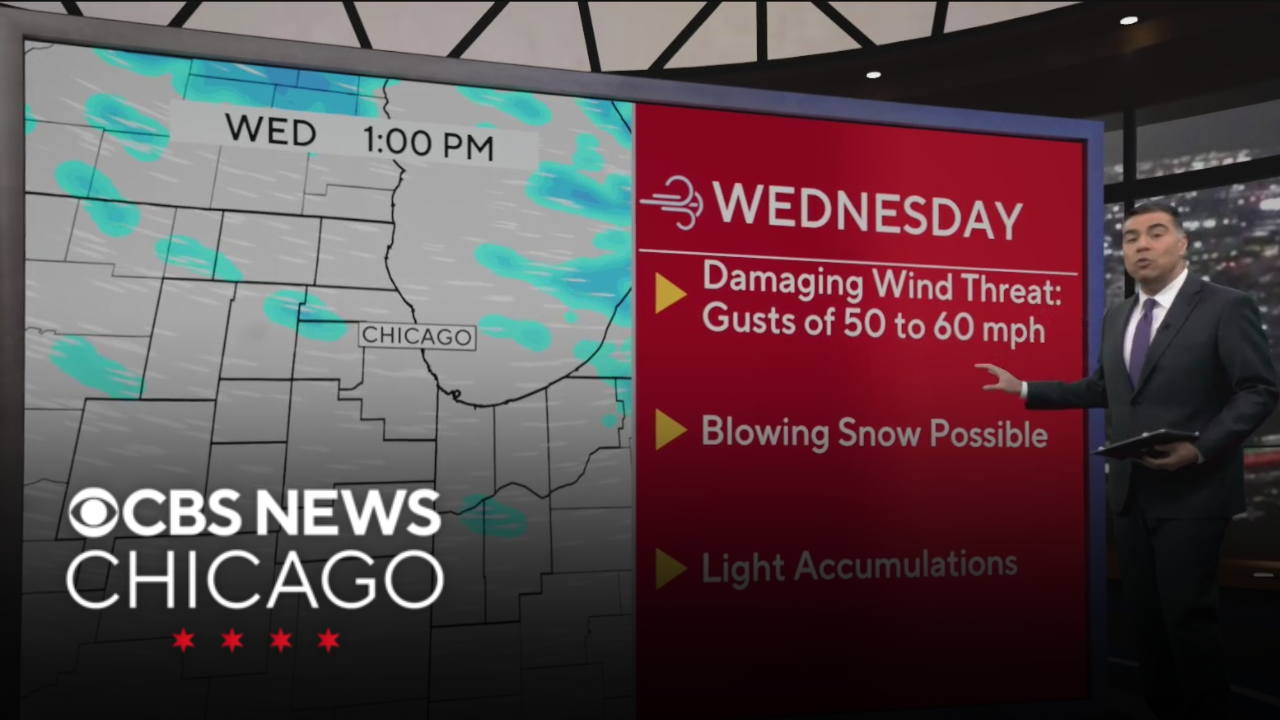 Wind advisory for strong gusts issued for Chicago area