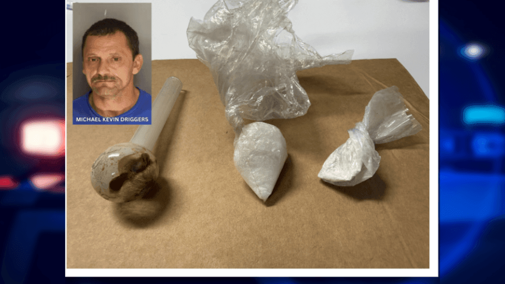 50-year-old man arrested for meth possession after traffic stop in ...