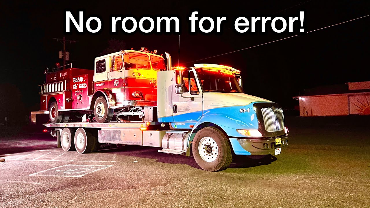 I rescued a fire truck on a busy highway!