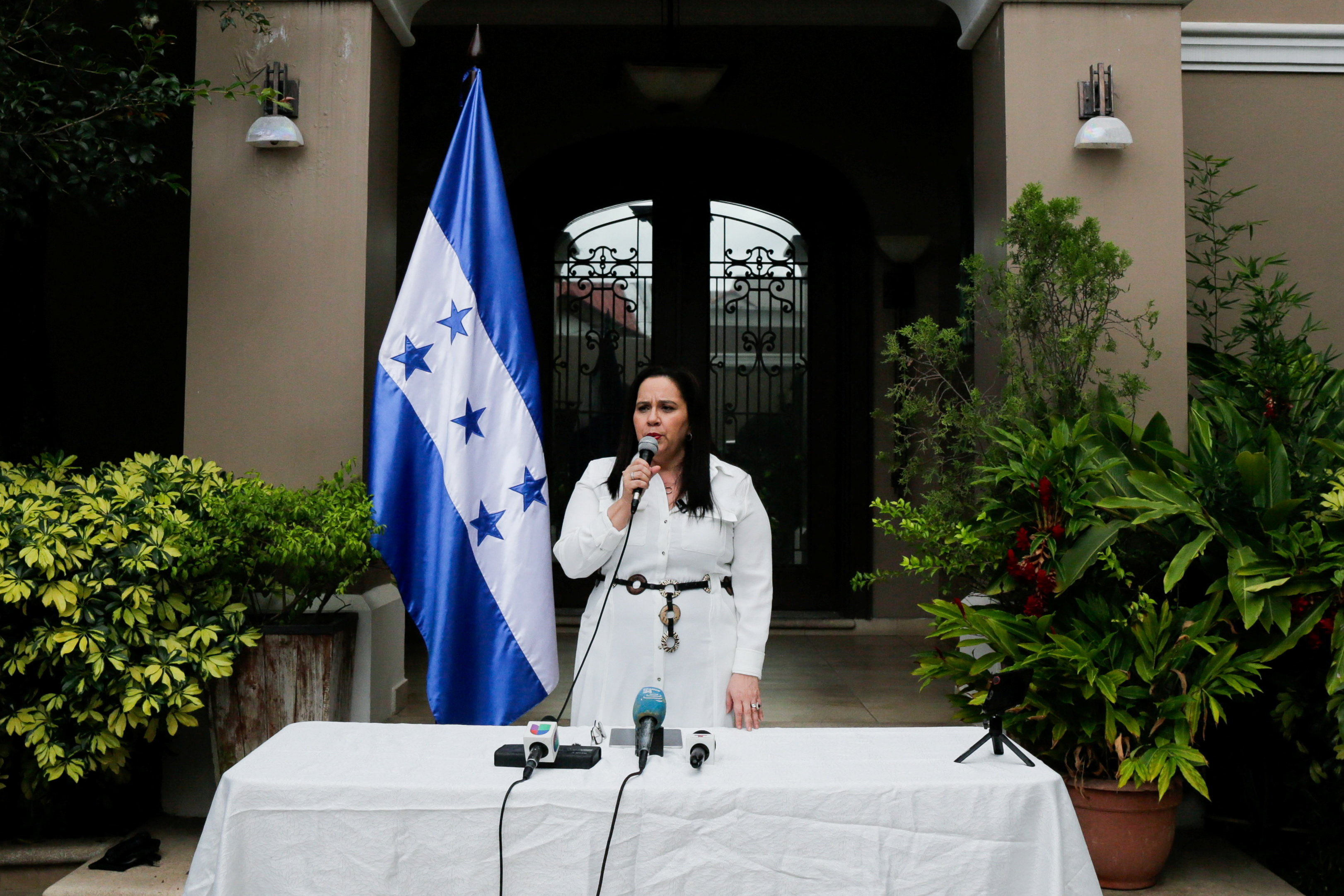 Ex-Honduras president, convicted of drug trafficking, freed on Trump pardon