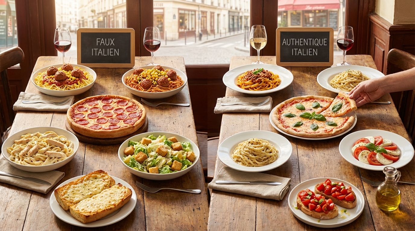 Ces 5 plats "italiens" que tout le monde commande au resto sans le ...