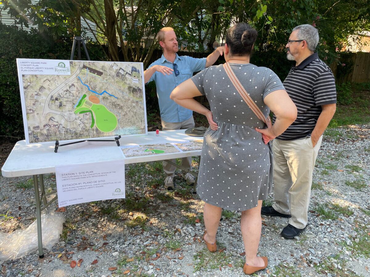 Roswell shares status update on nearly $2 million Liberty Square Park ...