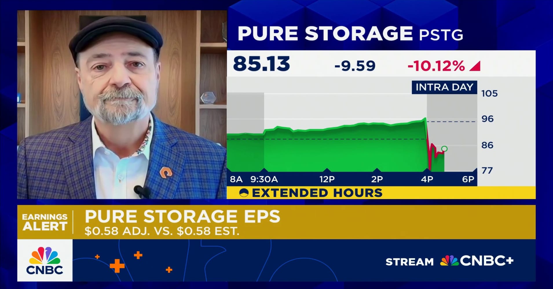 Pure Storage CEO talks quarterly results as stock slides on ...
