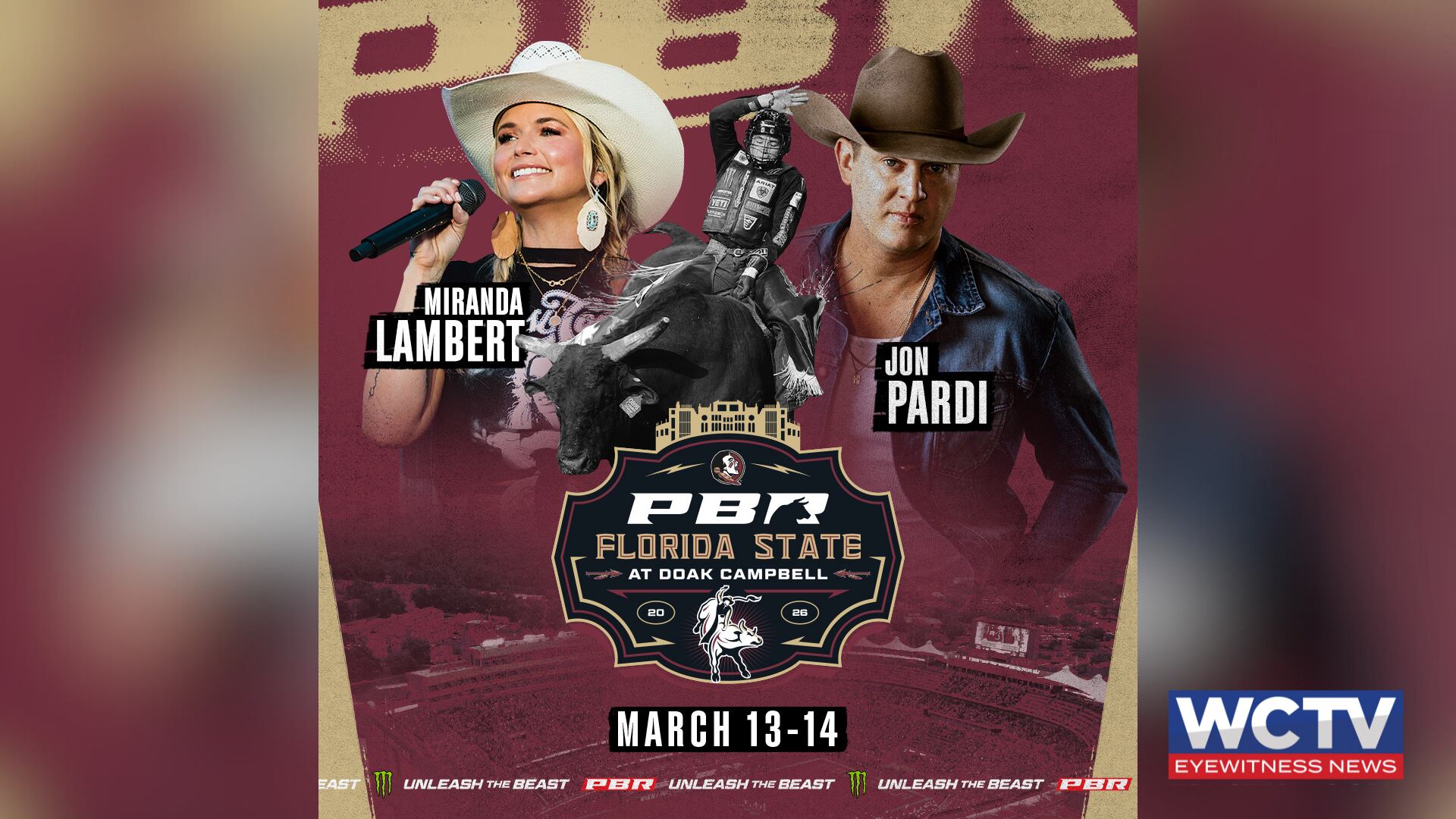 Professional Bull Riders announce headliners for FSU event