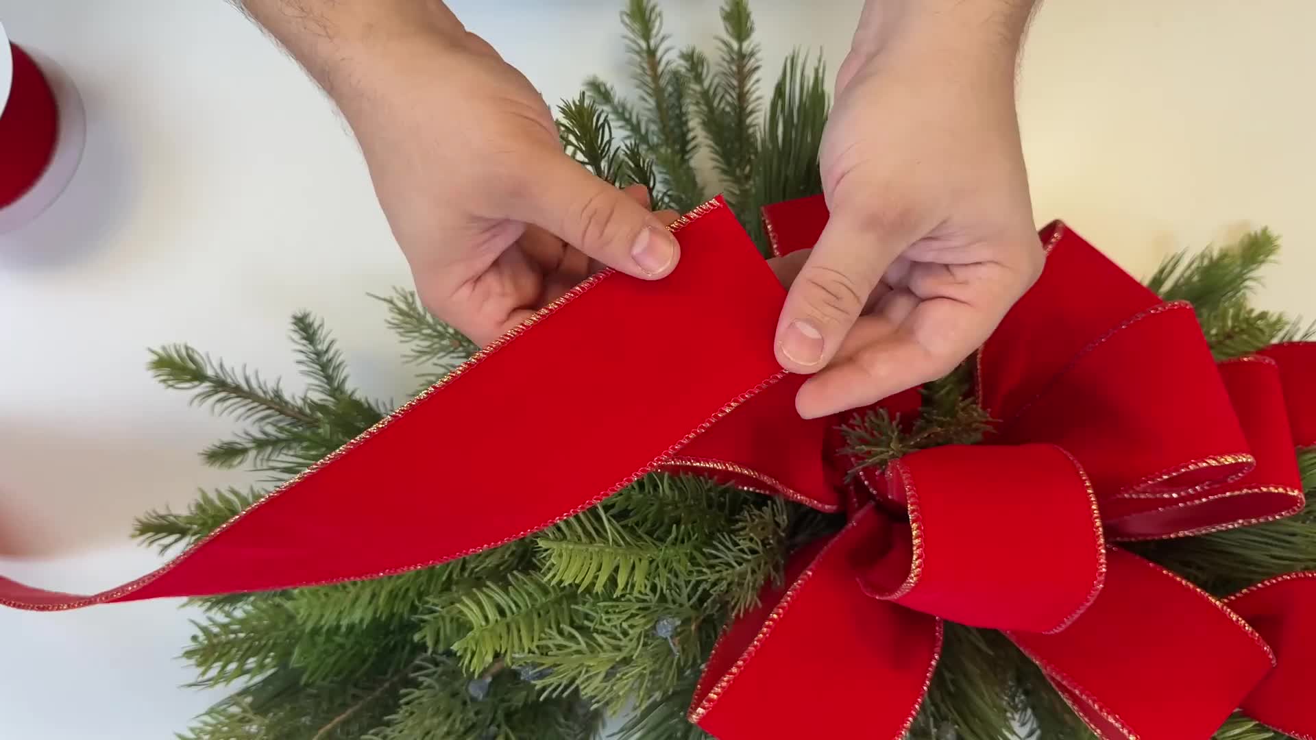 Stick a command hook above your door for this GENIUS Christmas idea!