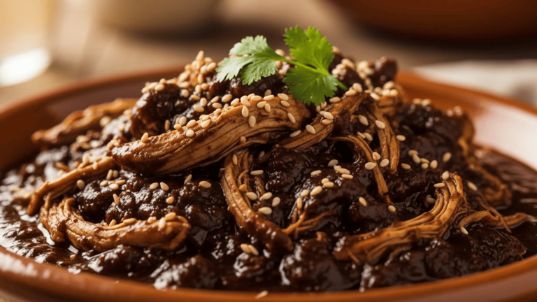 Mole con pechuga de pollo deshebrada: La receta con Chocolate Abuelita ...