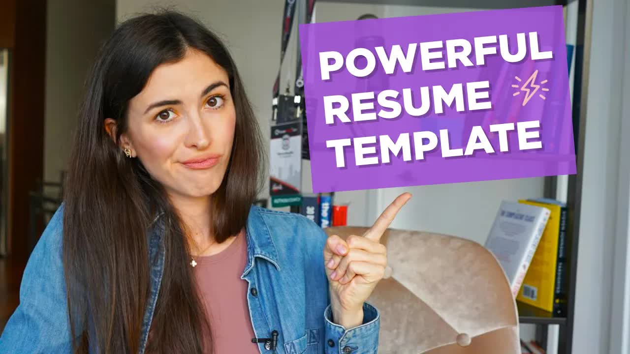 How to write a strong resume/CV (WITH A TEMPLATE) (Get Accepted to Your ...