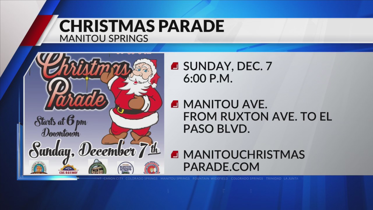 Manitou Springs Christmas Parade supports Toys for Tots