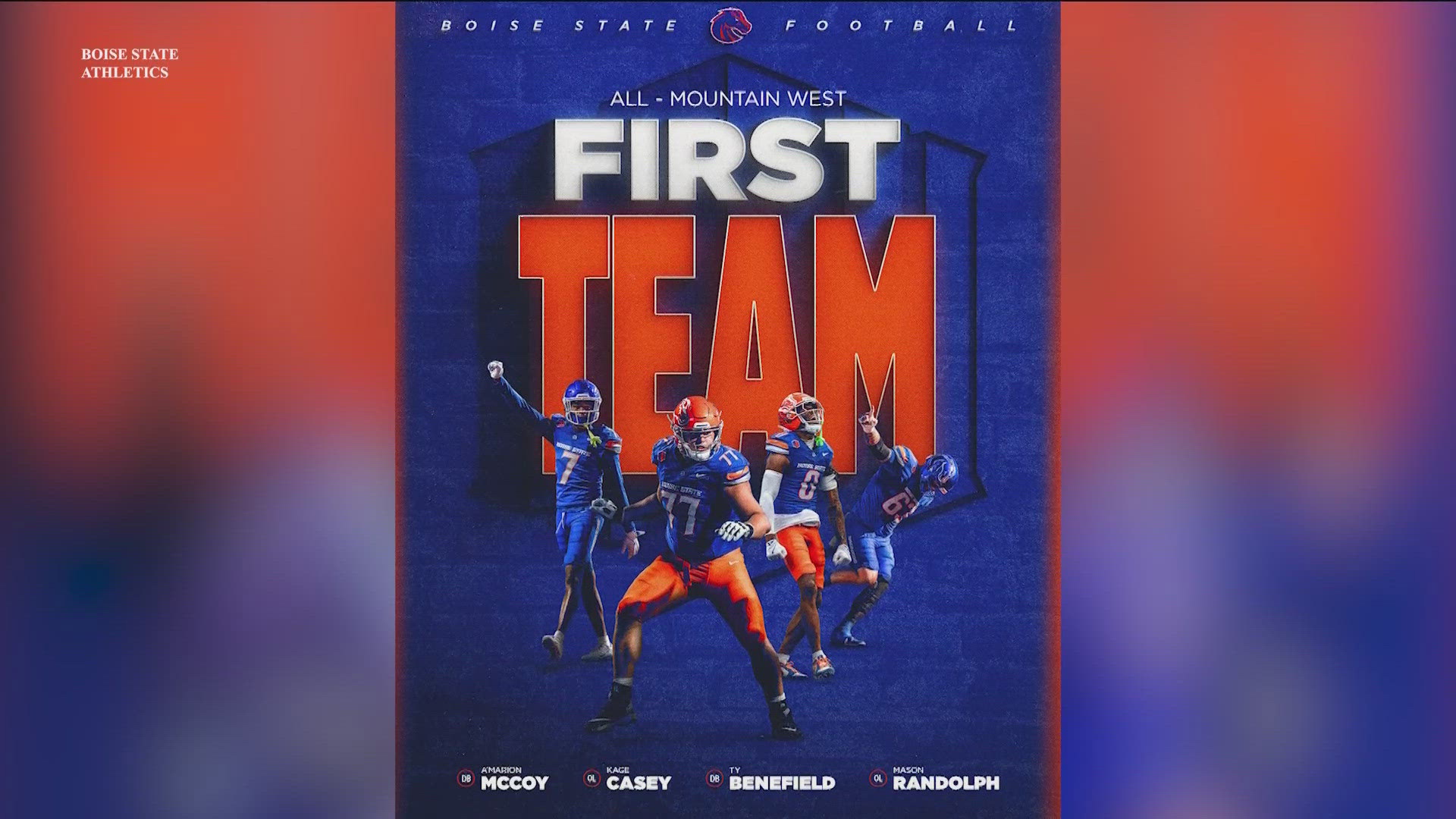 Eight Boise State football players named to All-Mountain West teams