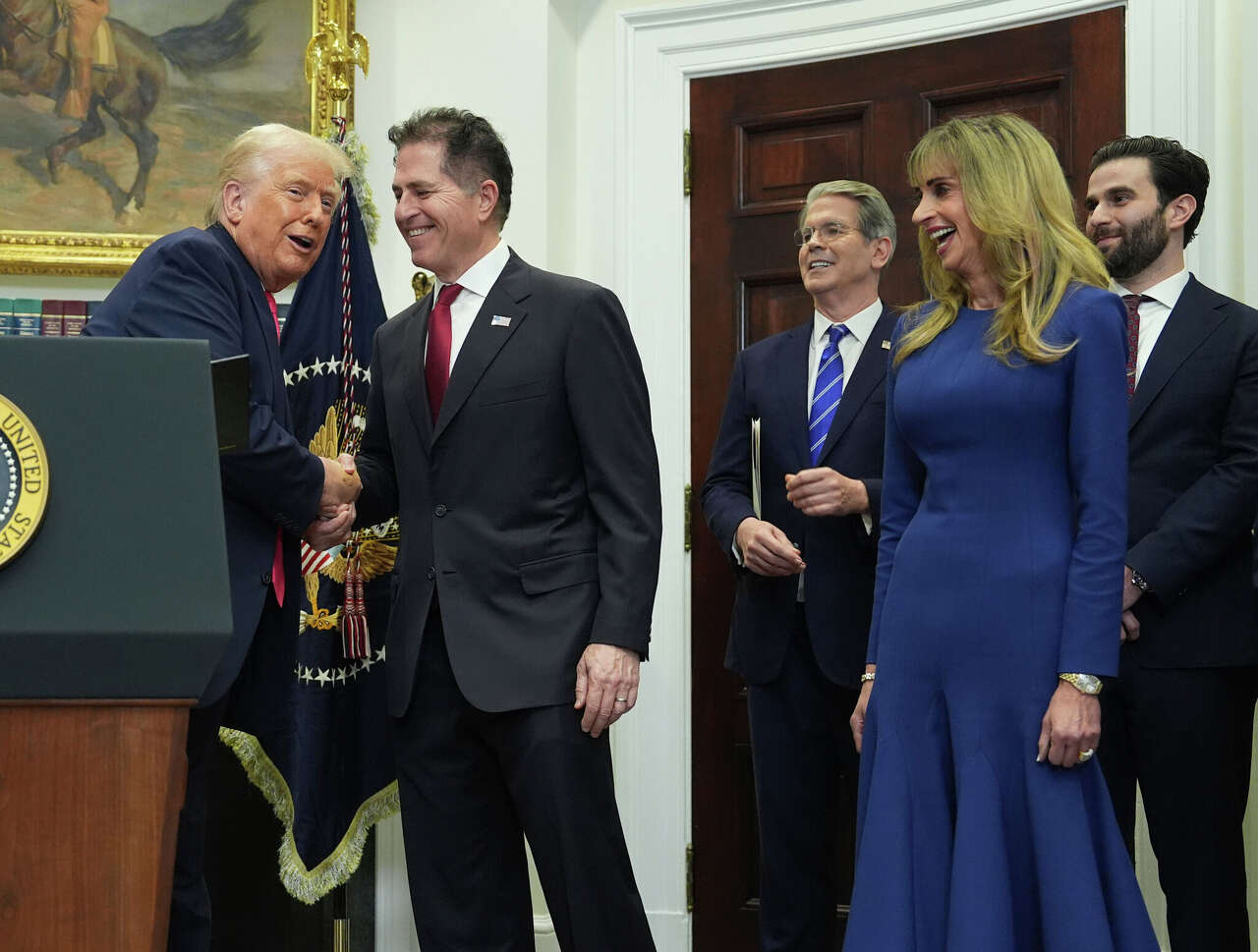 Trump spotlights Michael and Susan Dell's $6.25 billion pledge during ...