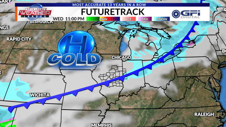 WEATHER NOW: Near-record Early December cold settles in Wednesday Night