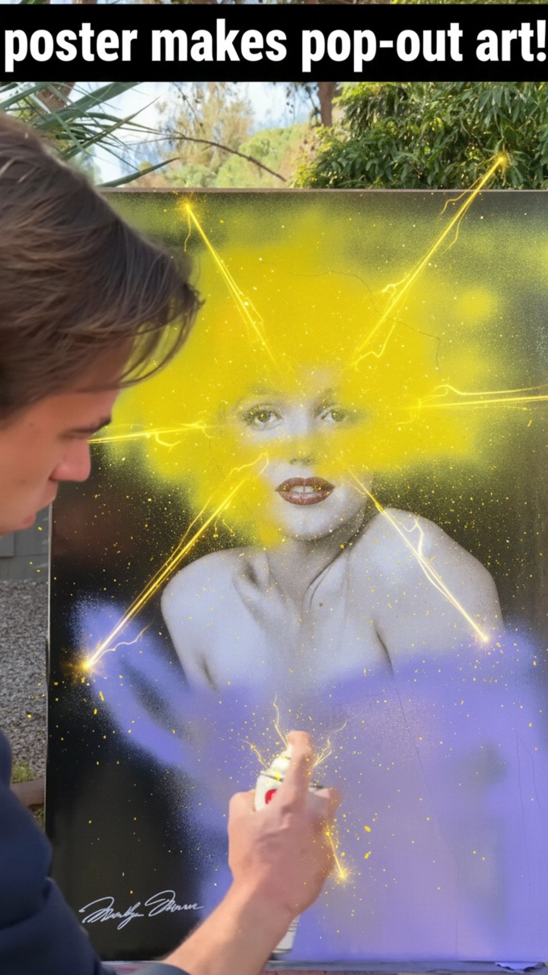 How to Make Pop-Out Art with a Cut-Out Poster