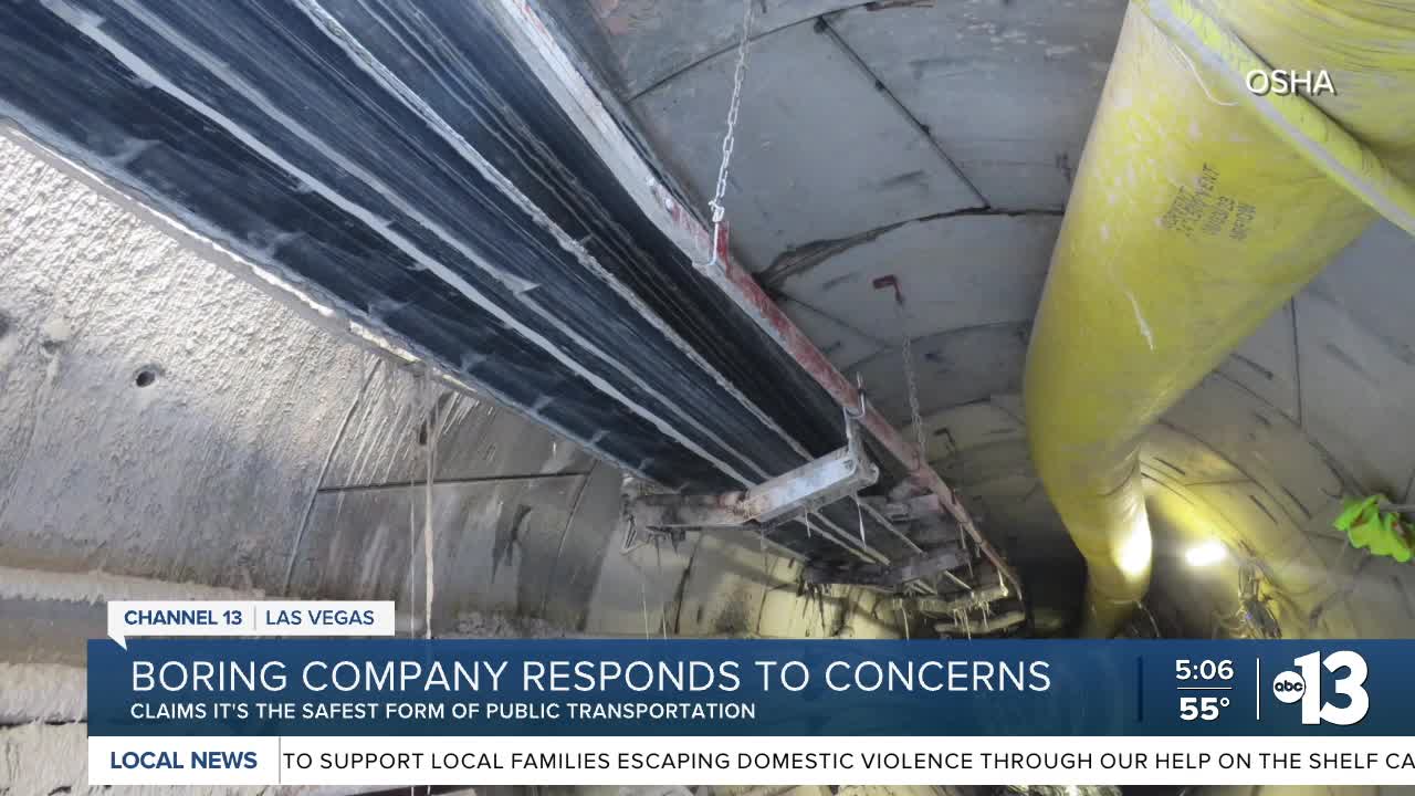 Boring Company Responds to Safety Concerns Over Vegas Loop