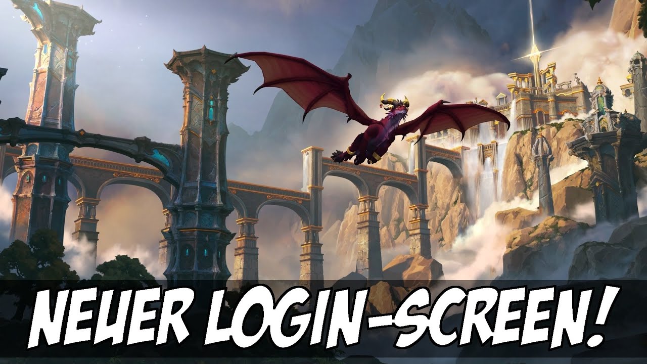 Der Login-Screen hat endlich Drachen! Neuer Dragonflight Login-Screen ...
