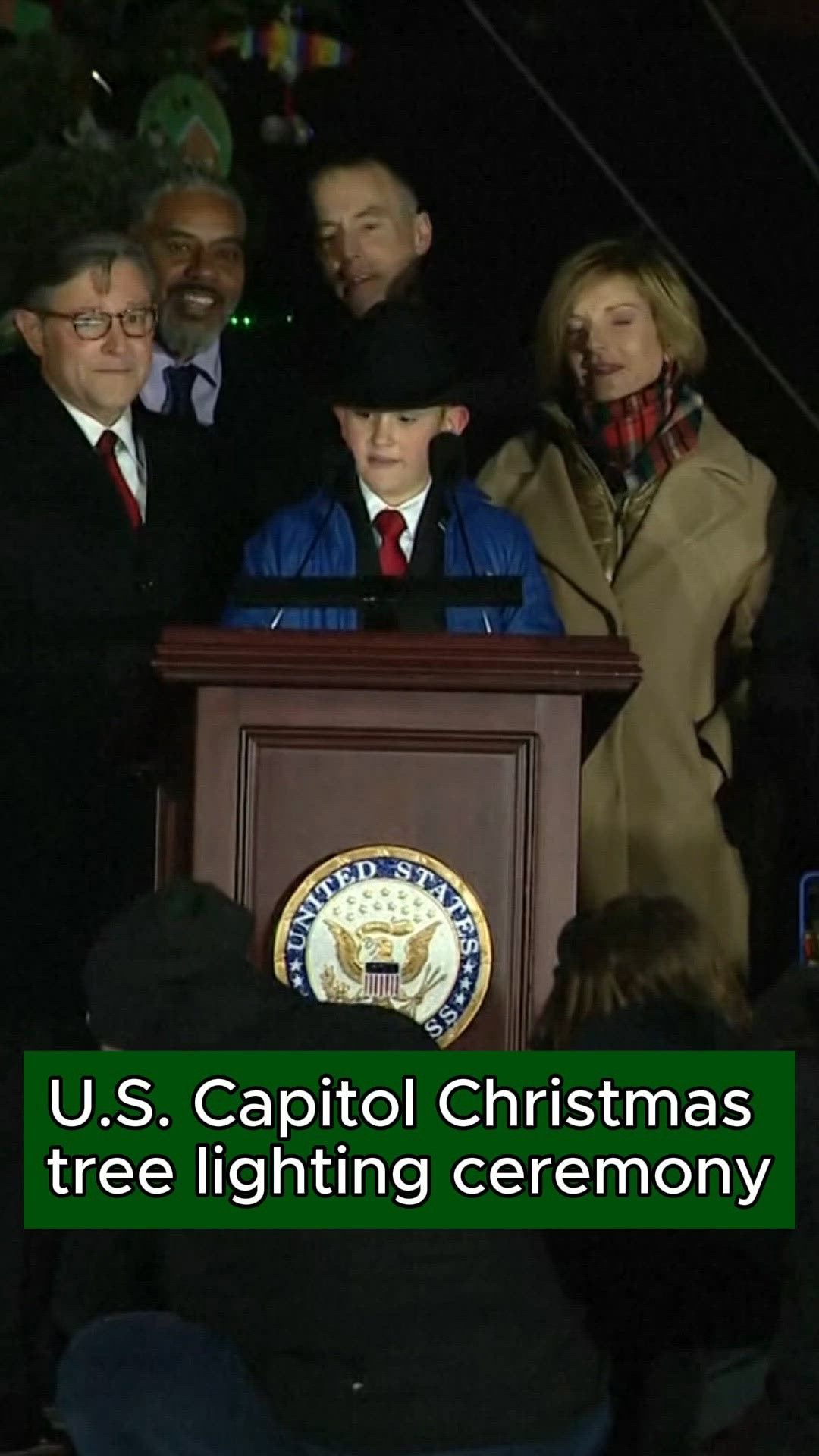 U.S. Capitol Christmas tree lighting ceremony