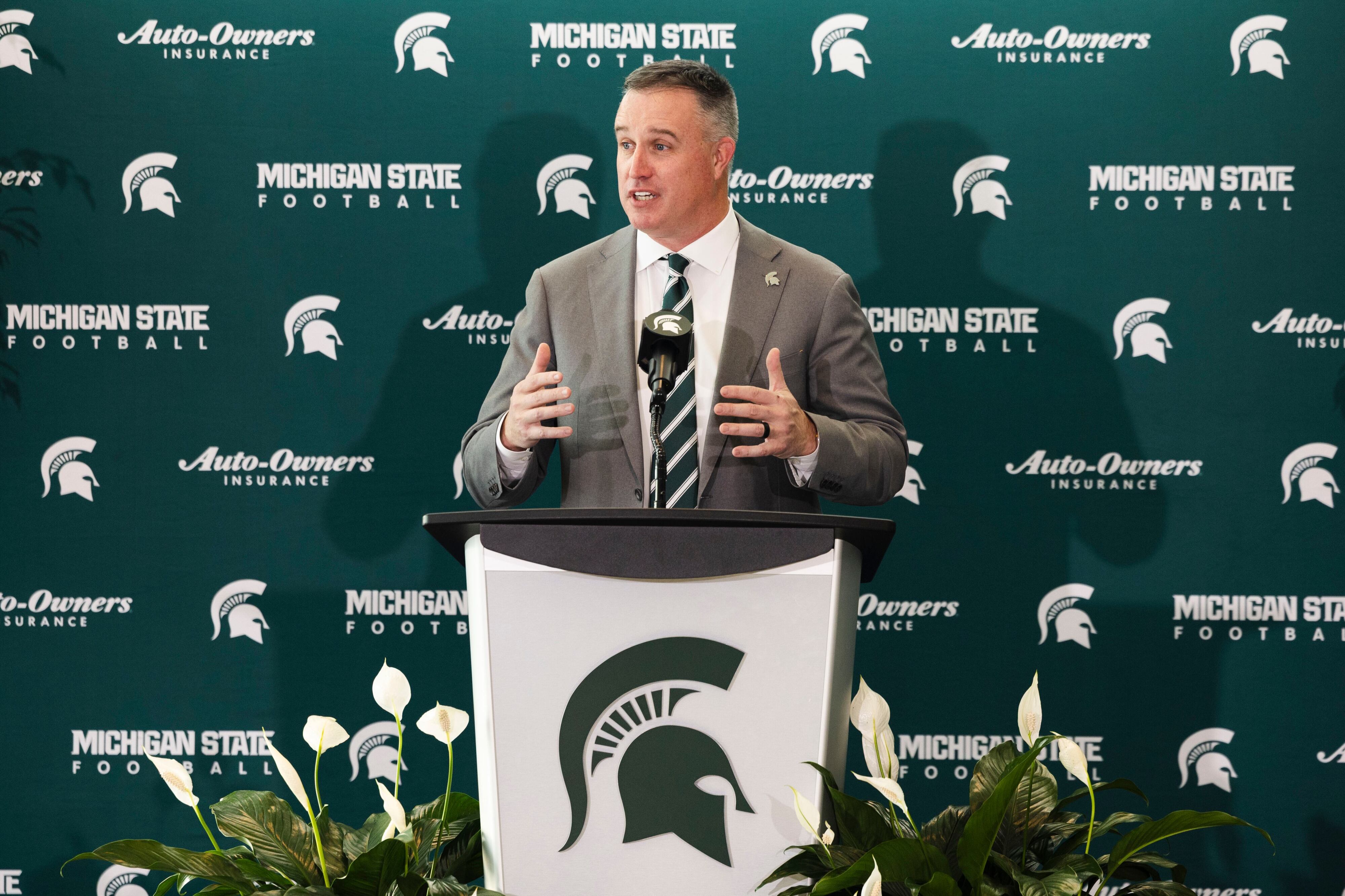 Pat Fitzgerald makes fiery first impression at Breslin Center