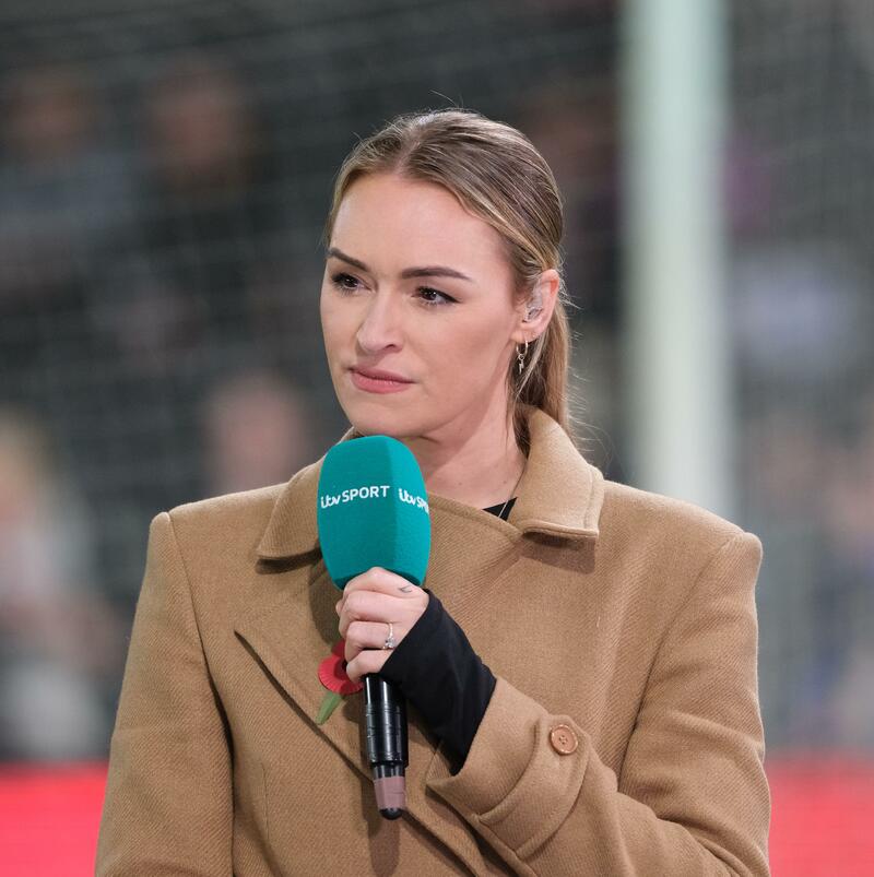 Television presenter Laura Woods 'in good hands' after collapsing ...